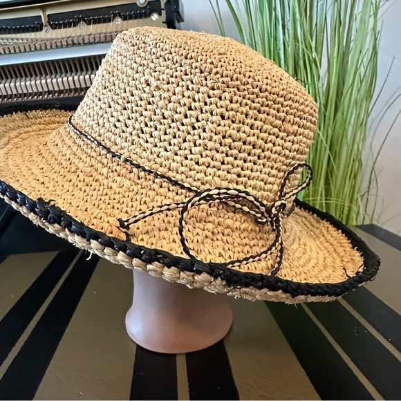 Scala | Accessories | Scala Collection Twisted Raffia Straw Boater Sun ...